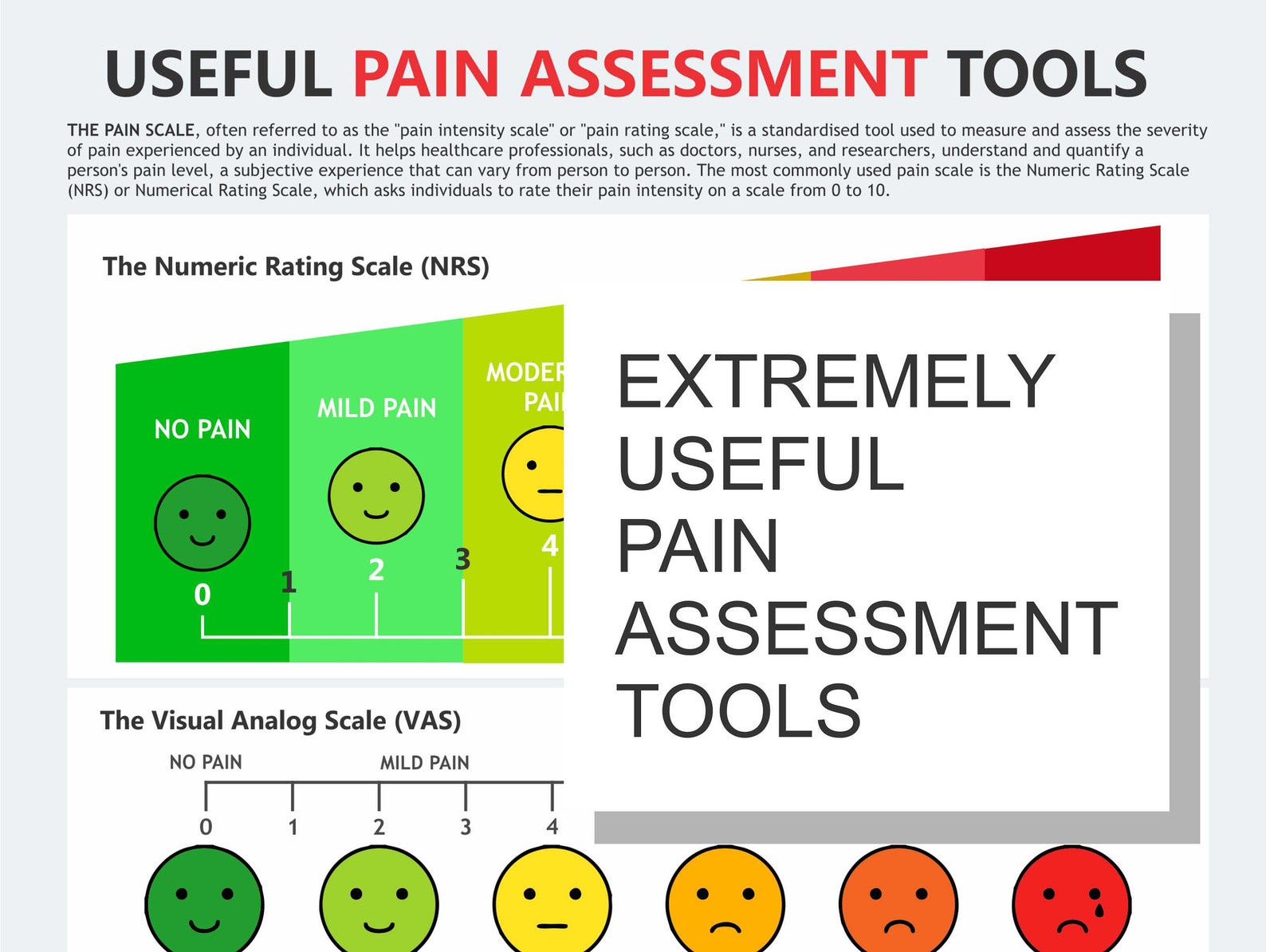 Pain Assessment Tools: Pain Scale Chart (PDF Download) - Etsy
