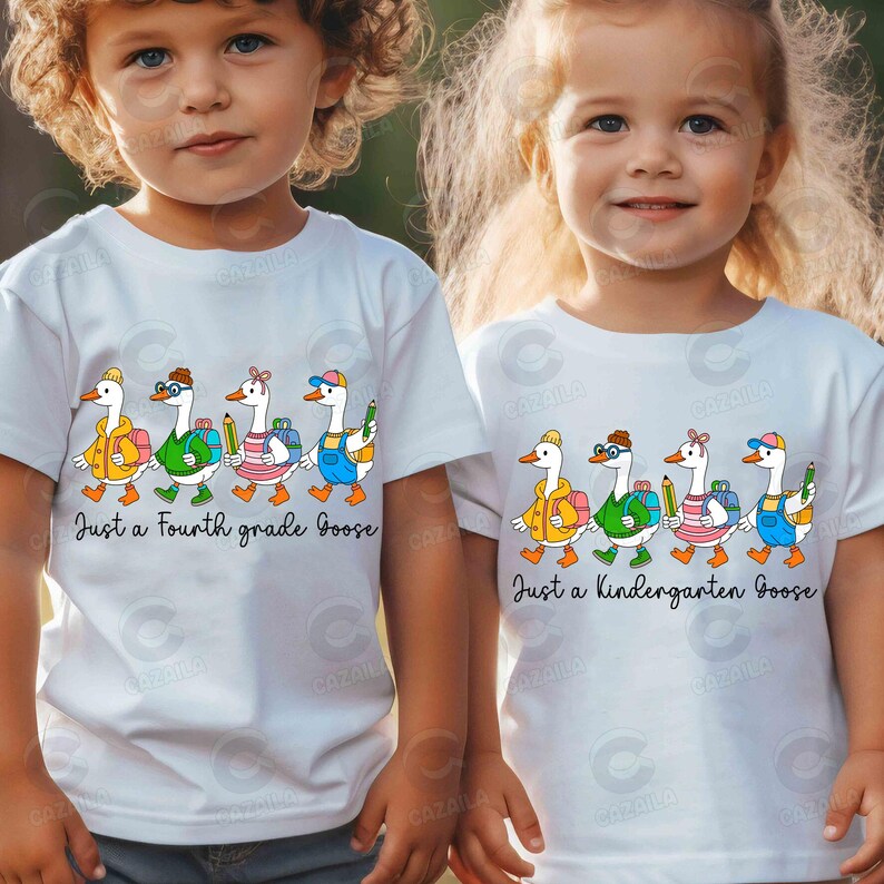 Goose Back to School PNG Bundle, Funny Goose Clipart, Teacher School ...