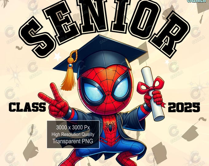 Spiderman Graduation Le - Etsy