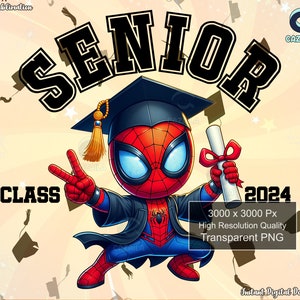 Spiderman Graduation - Etsy