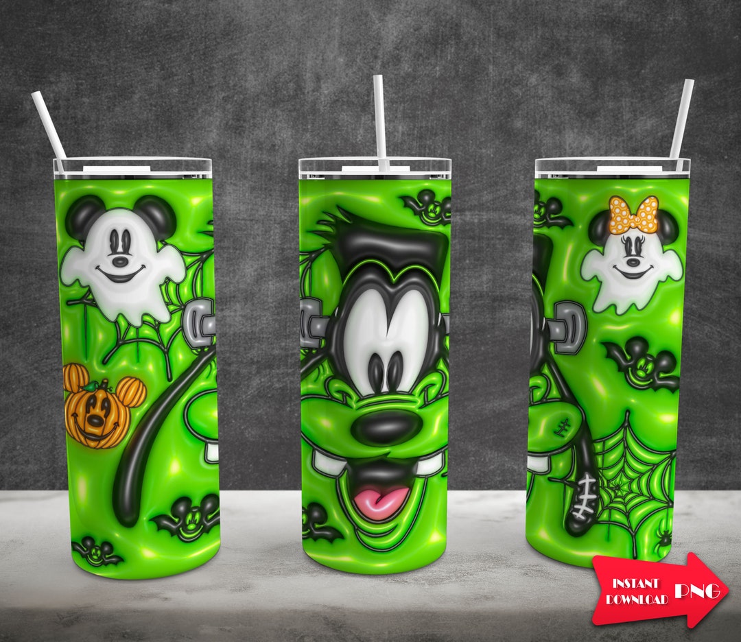 3D Inflatable Cartoon Halloween 20 Oz Skinny Tumbler Sublimation Design ...