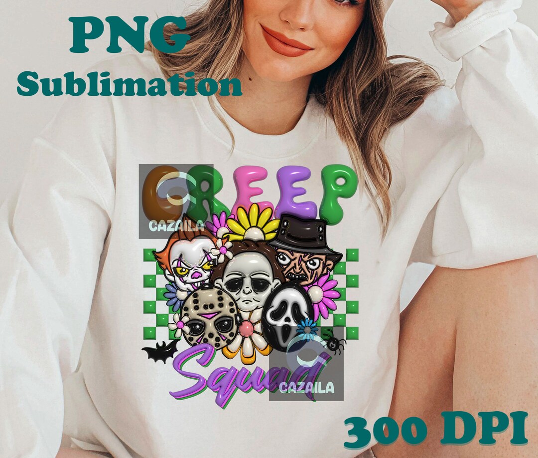 Creep Squad Png Horror Characters Png Horror Shirt Png - Etsy UK