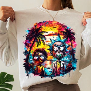 Cartoon Characters Art Neon Color With Sublimation Design Png, Cartoon ...