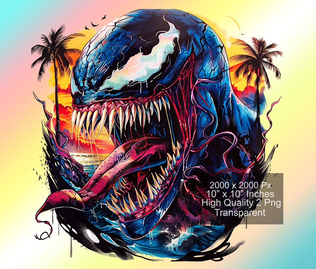 Villain Characters Art Neon Color With Sublimation Design Png, Villain ...