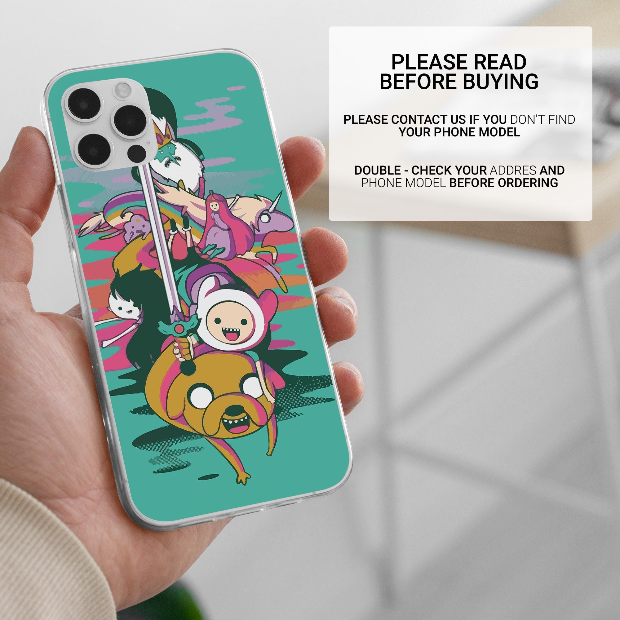 Cartoon Finn & Jake Phone Case Adventure Time Case Cover for iPhone 14 ...