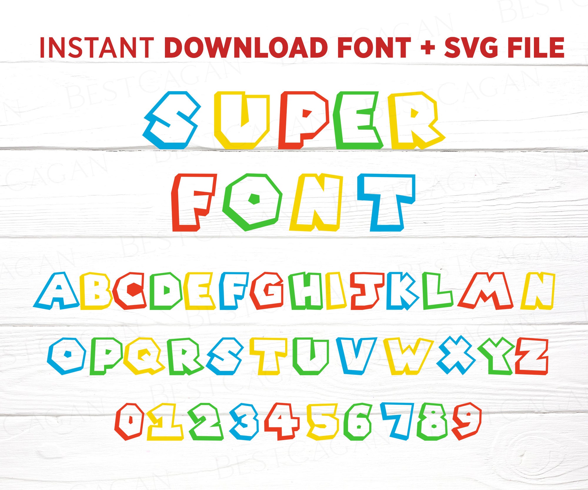 Super Mario Alphabet Font Svg Super Font Letters Svg Mario - Etsy Canada