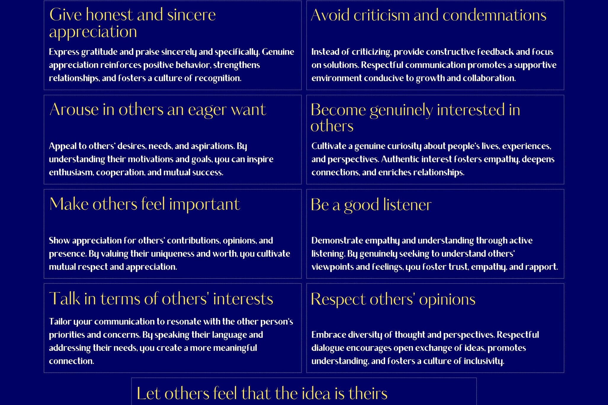 Poster - How to Win Friends and Influence People by Dale Carnegie - Etsy