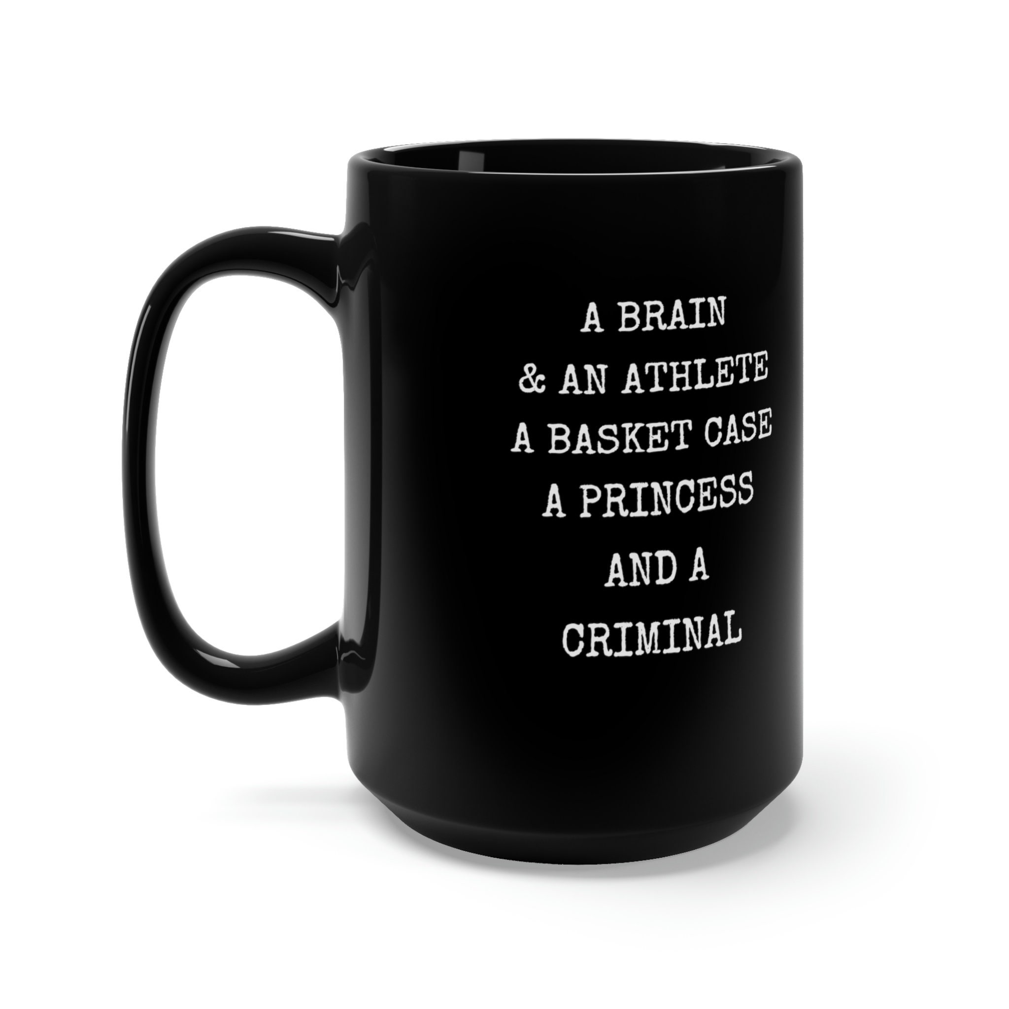 The Breakfast Club 15oz Black Mug, 80s Mug, Gen X Gift, Retro Movie Mug ...