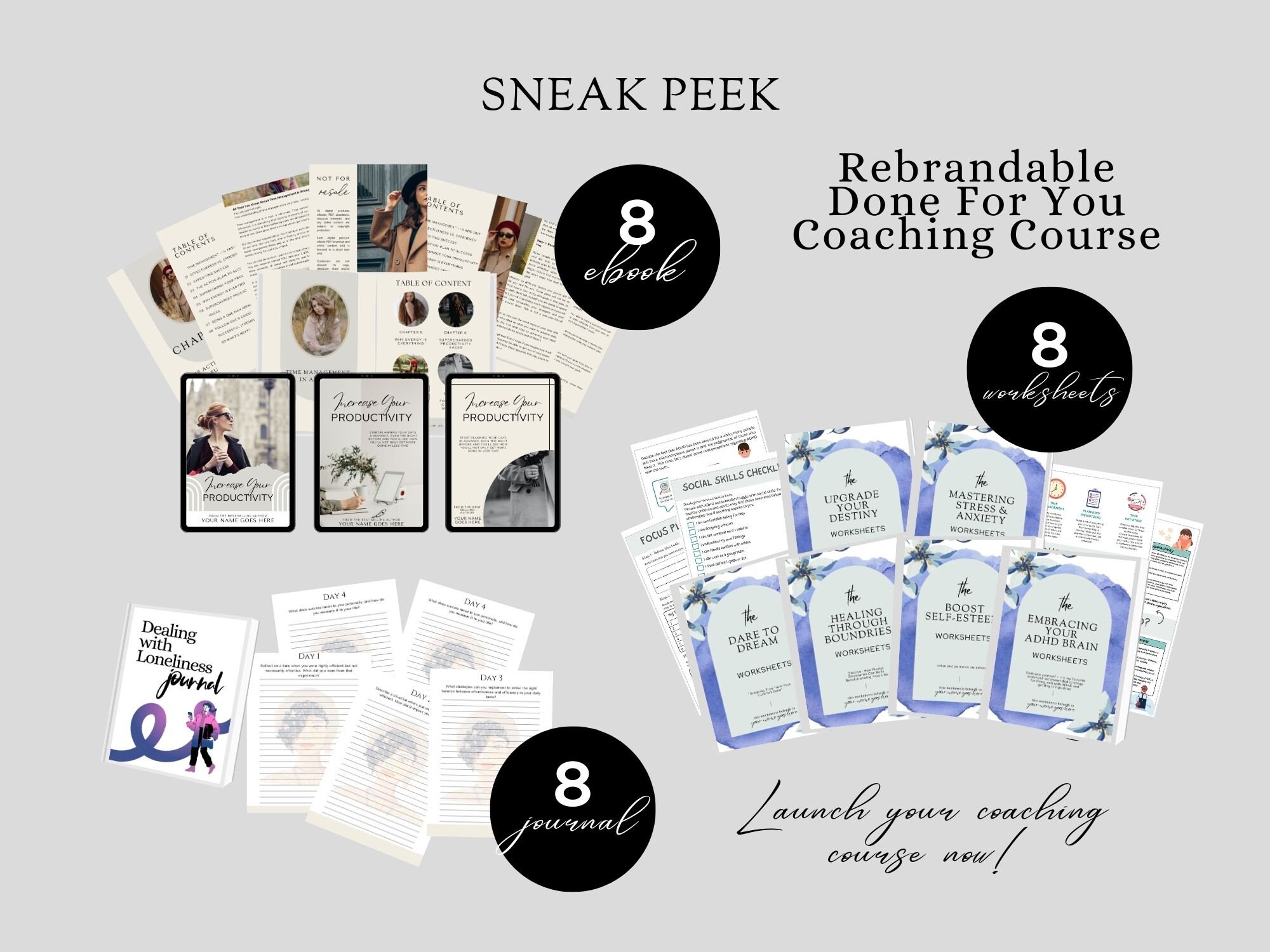 The Ultimate Bundle 8 Topics of Mental Health and Life Coaching Course ...