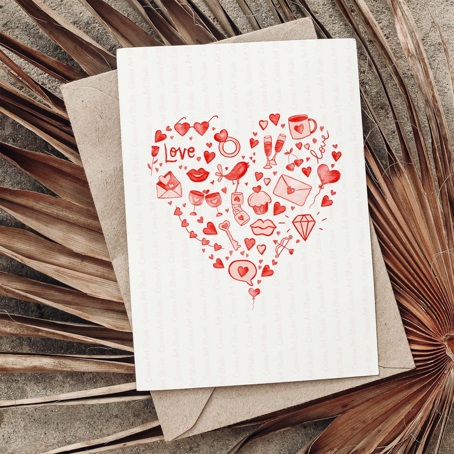 Printable Valentines Day Card - Print at Home! Express Your Affection ...
