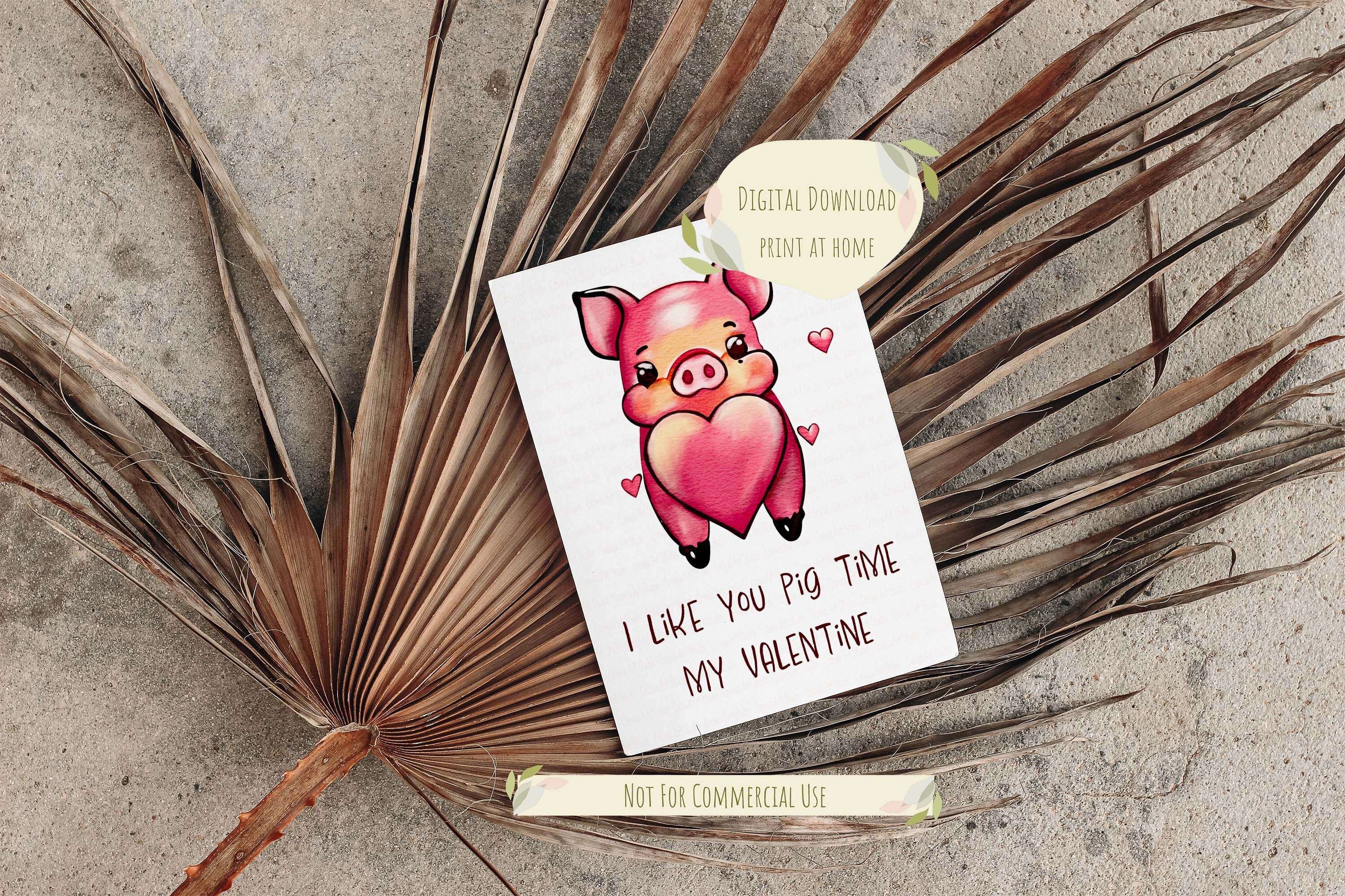 Printable Valentines Day Card Print at Home! Express Your Love With ...