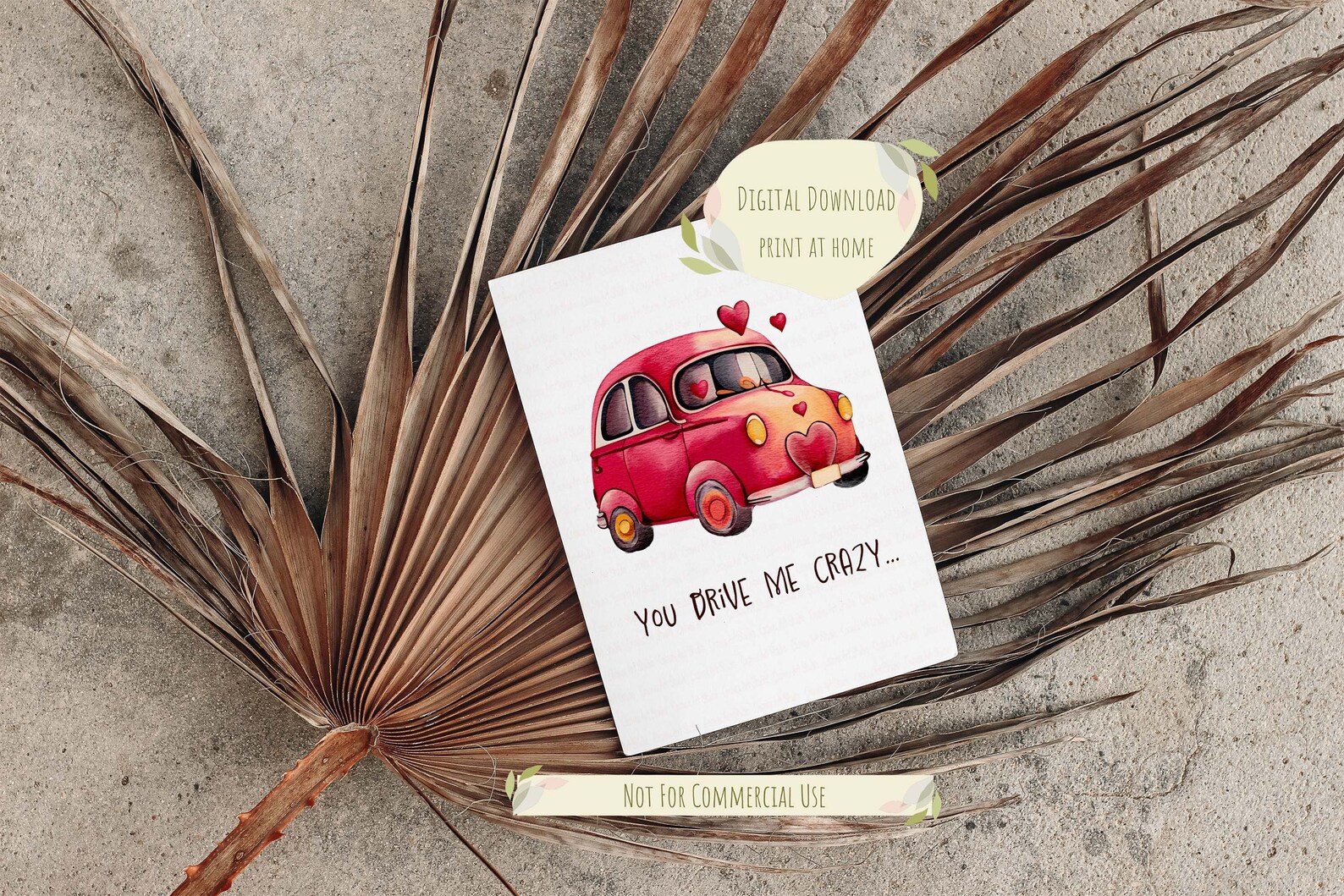 Printable Valentines Day Card - Print at Home! Express Your Affection ...