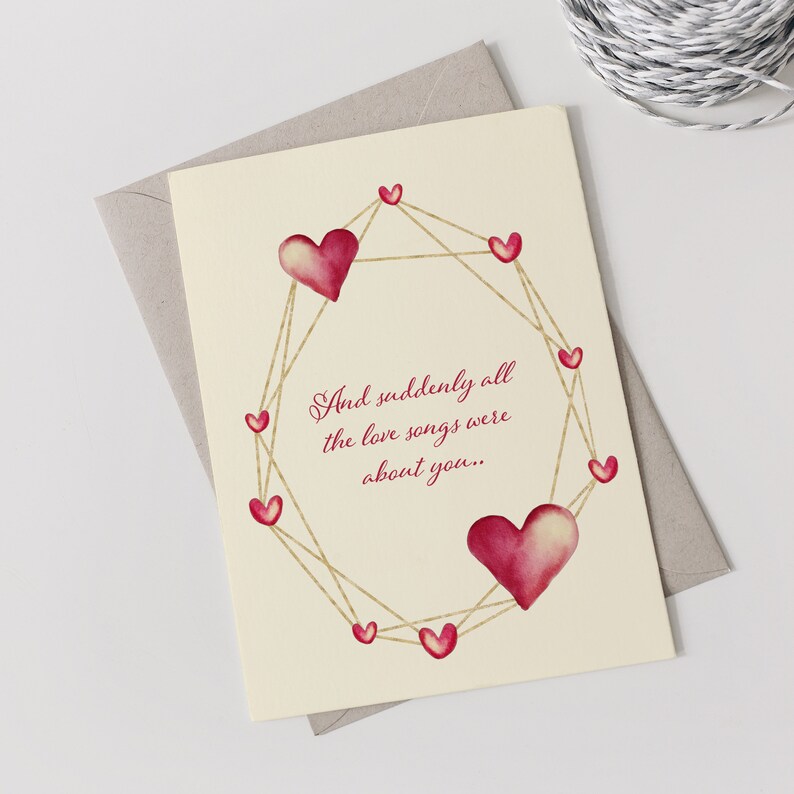 Printable Downloadable Valentine's Day Card Digital Template Printable ...