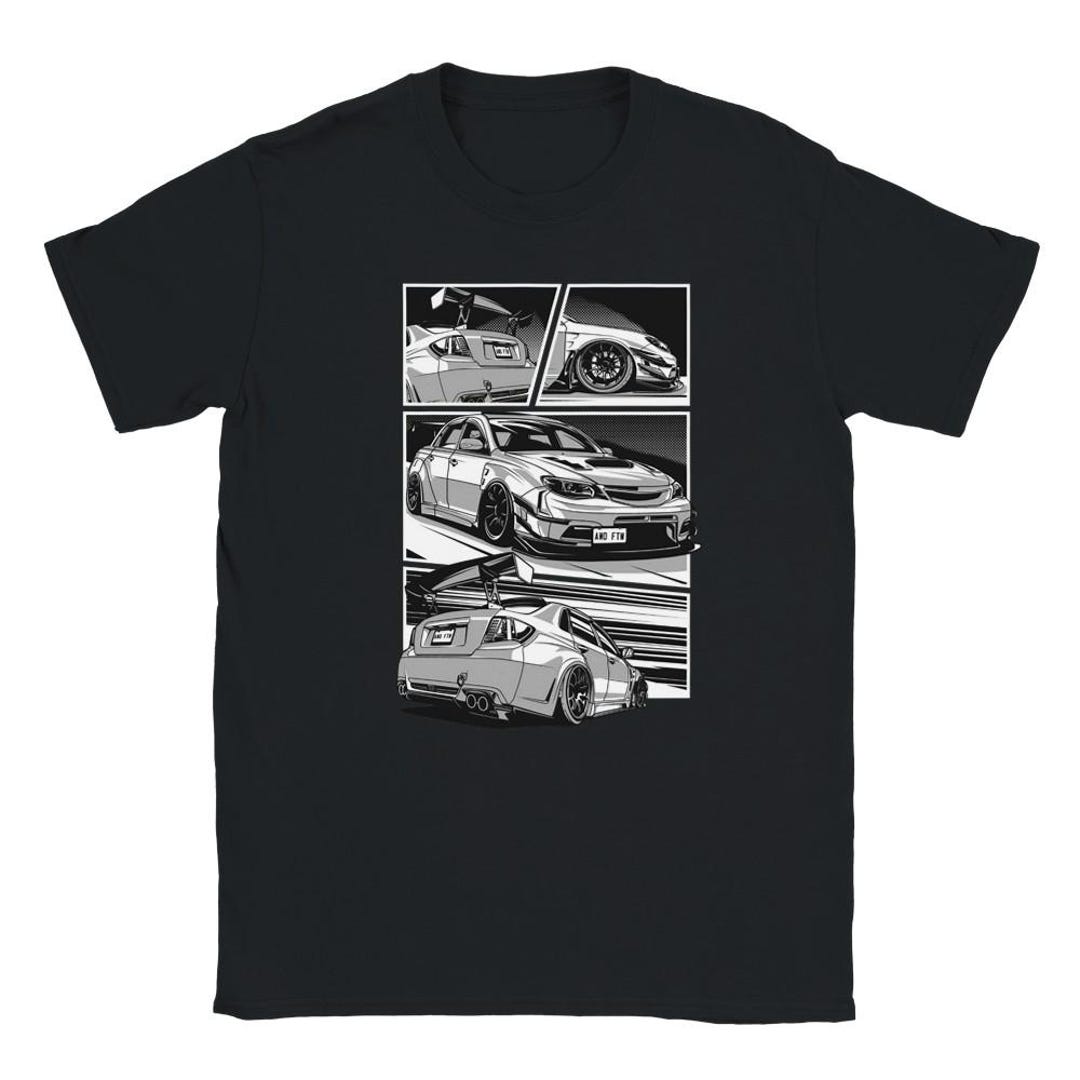 New Subaru WRX Sti T-shirt Iconic Subaru Sti Design JDM Car Enthusiast ...