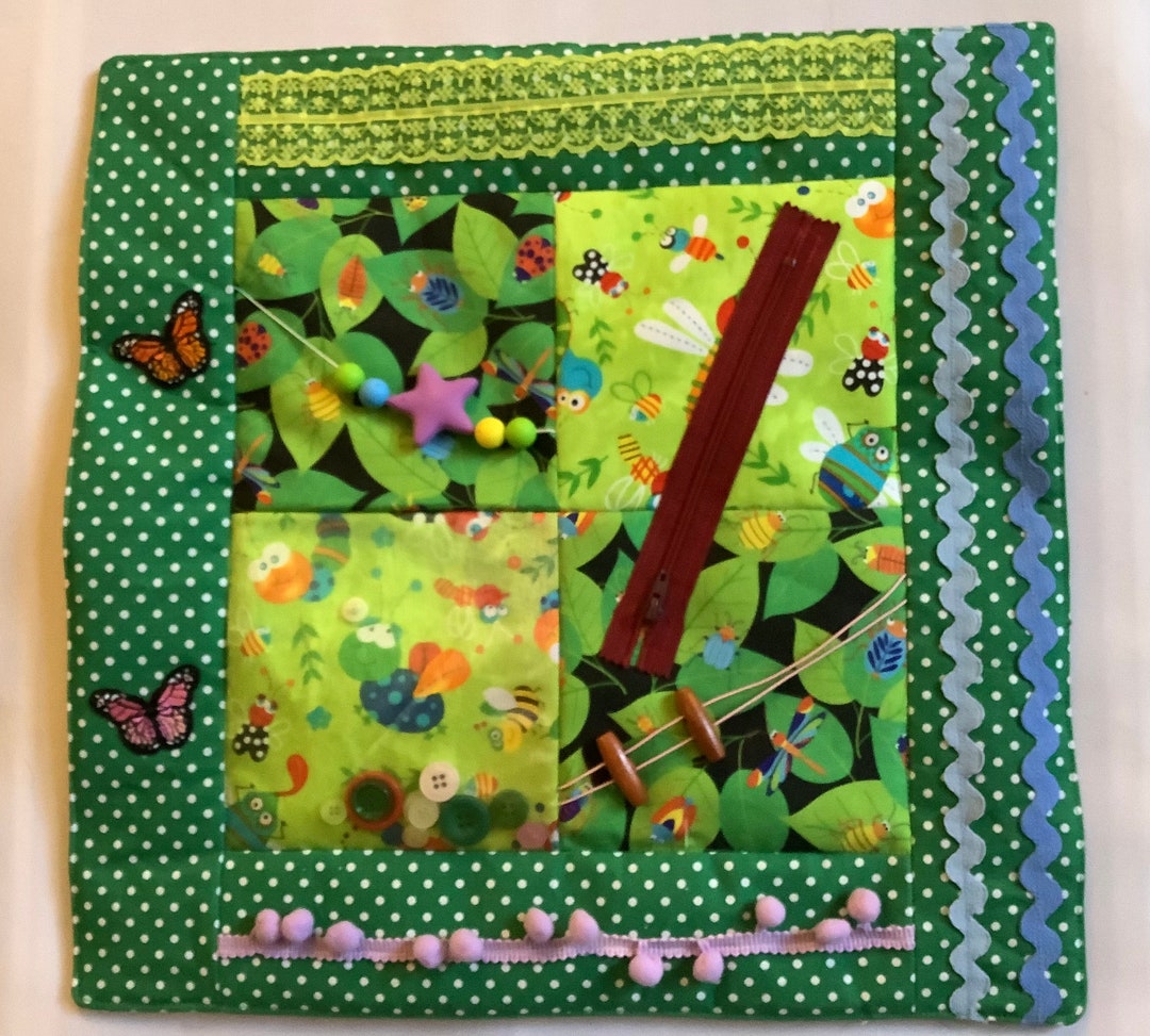 Fiddle Quilt Dementia Fiddle Quilt Autism Sensory Toy Fiddle Quilt ADHD ...