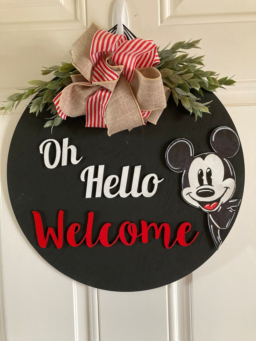 Mickey Welcome Disney Decor, Disney Addict Decor, Disney Inspired Desk ...