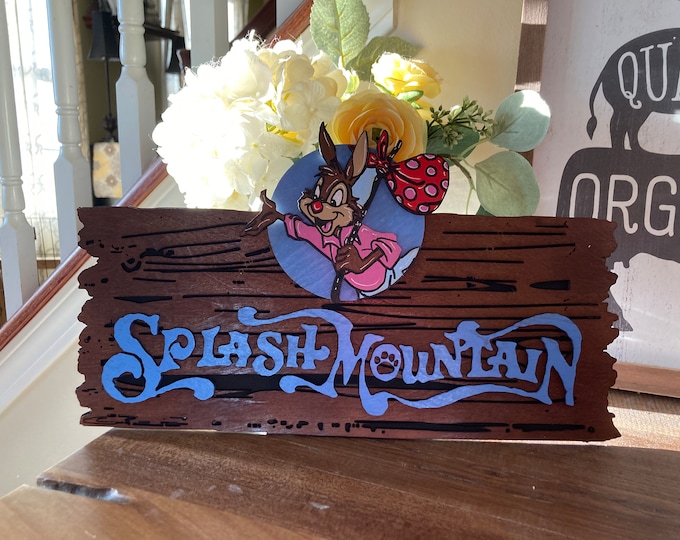 Splash Mountain Pin Brer Rabbit, Brer Fox, and Brer Bear With the Zip-a ...