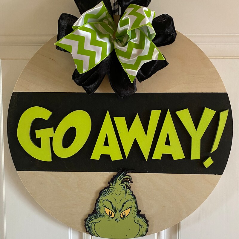 Grinch Sign - Etsy