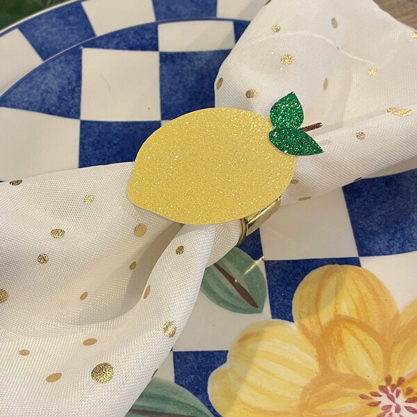Lemon Napkins - Etsy