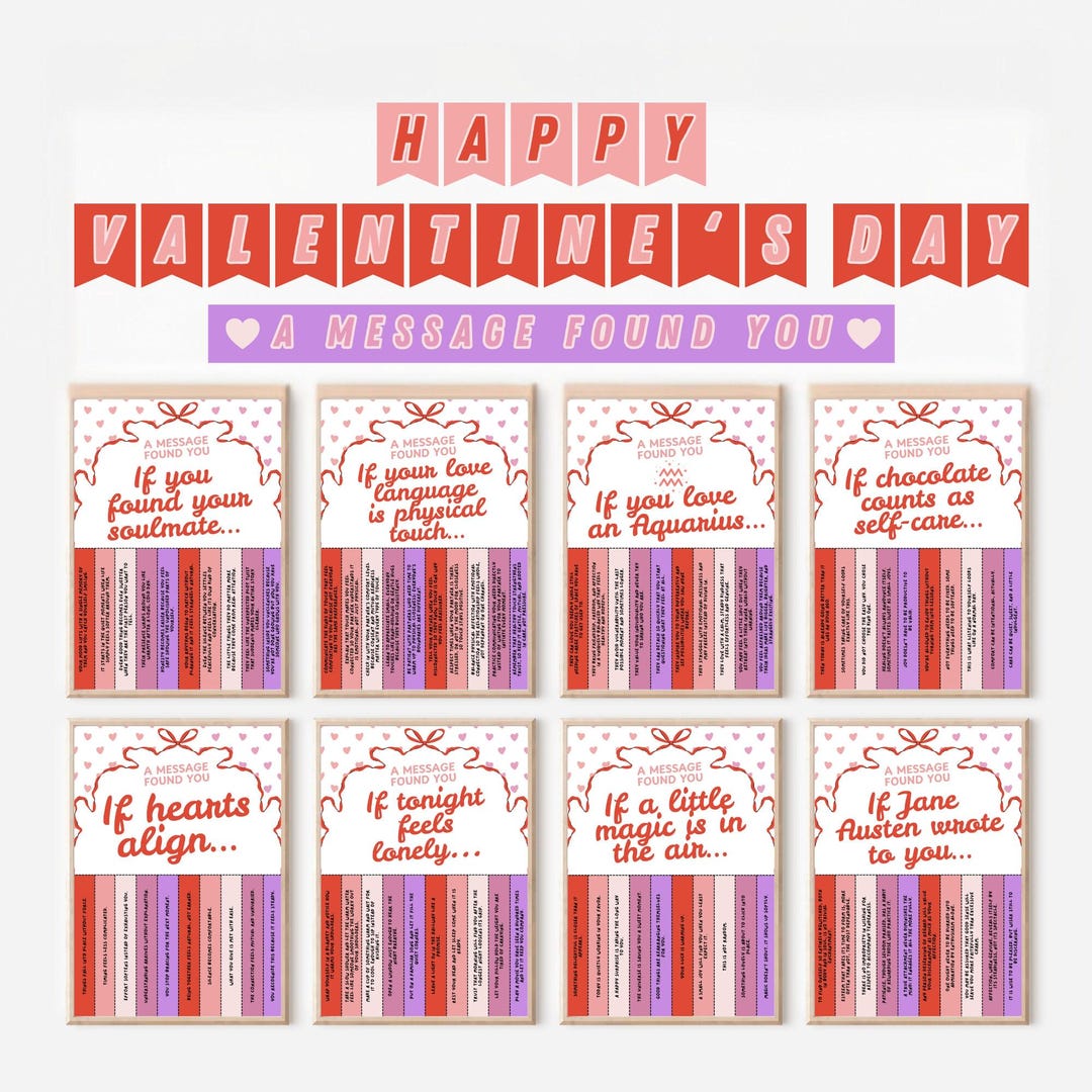 200 Valentines Day Printable Takeaway Quotes, Adult Love Themed ...