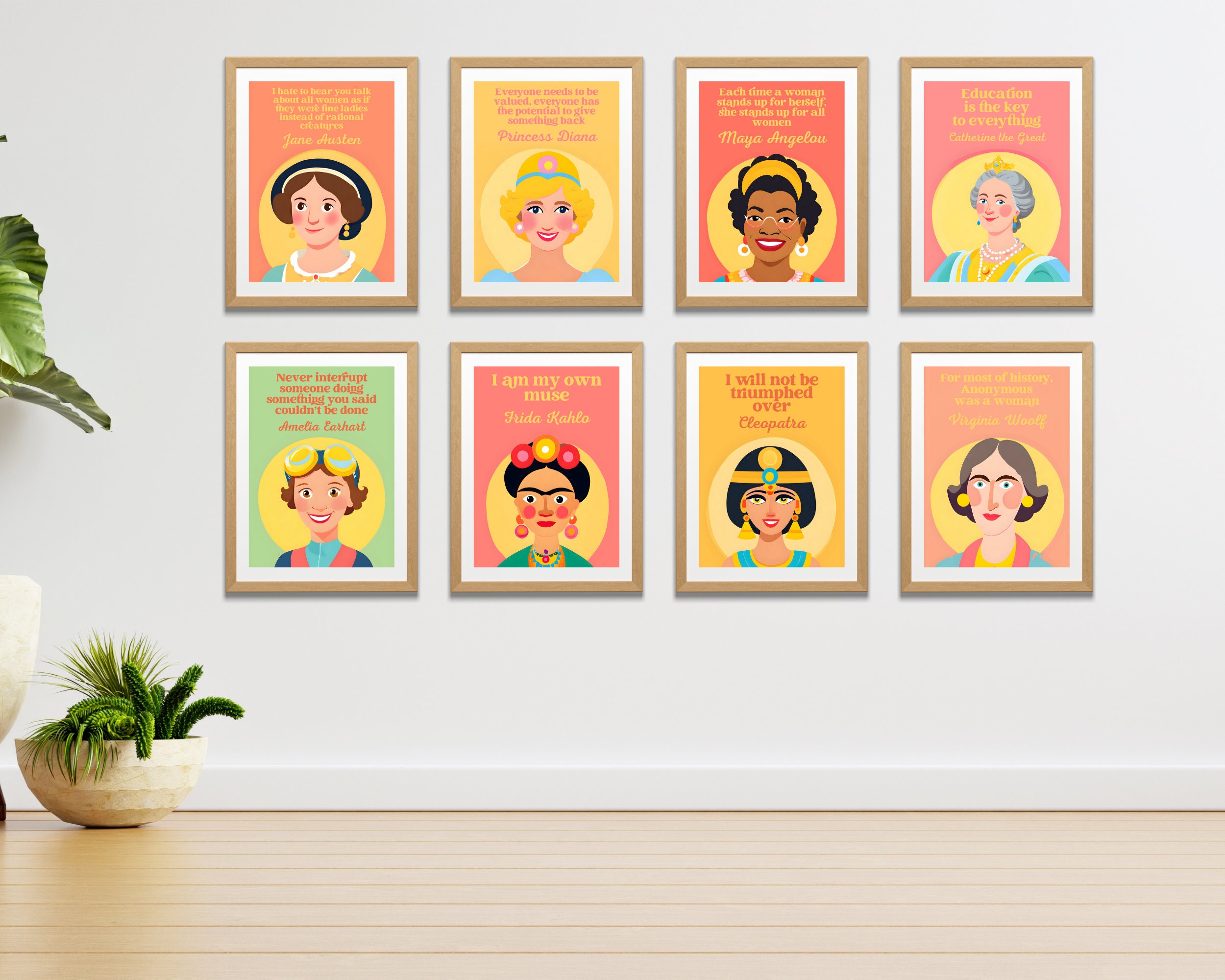 50 Women's History Month Wall Art Posters Iconic Changemakers Digital ...