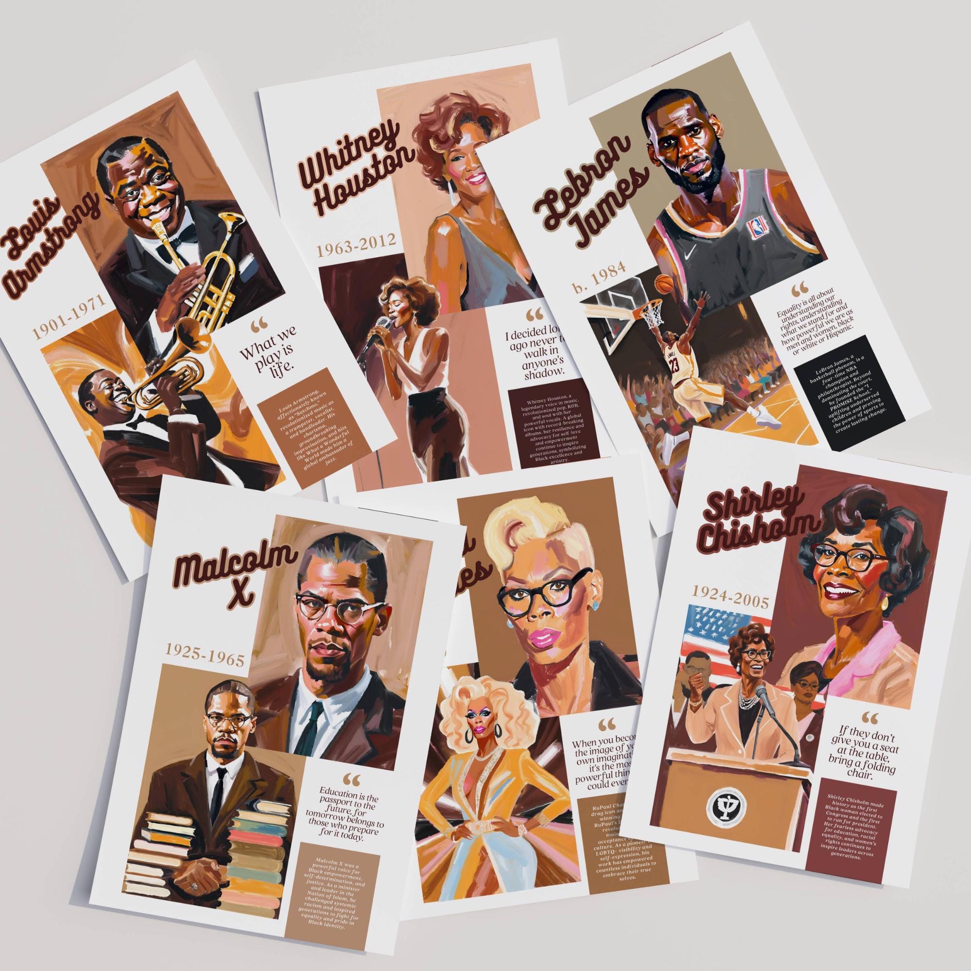 85 Black History Month Posters, Famous Quotes of Afro American ...