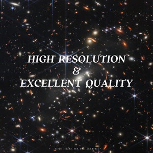 NASA James Webb Telescope First Images Set of 5 Deep Field Digital Art ...