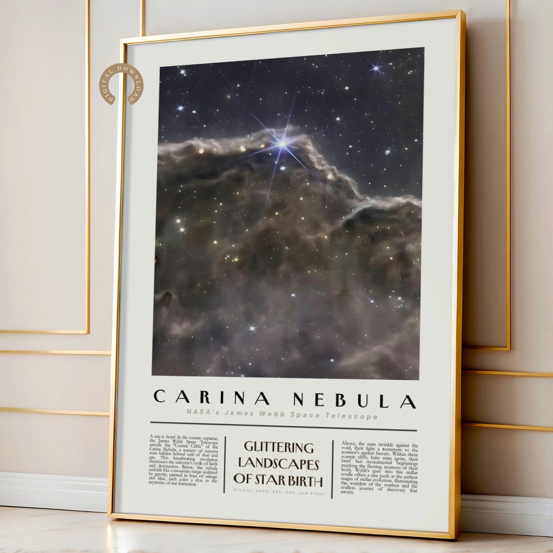 NASA James Webb Telescope's First Images Carina Nebula Cosmic Cliff ...