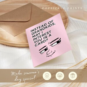 PRINTABLE Funny Mother's Day Card | Mom's Grandkids Request Humor, Cute ...
