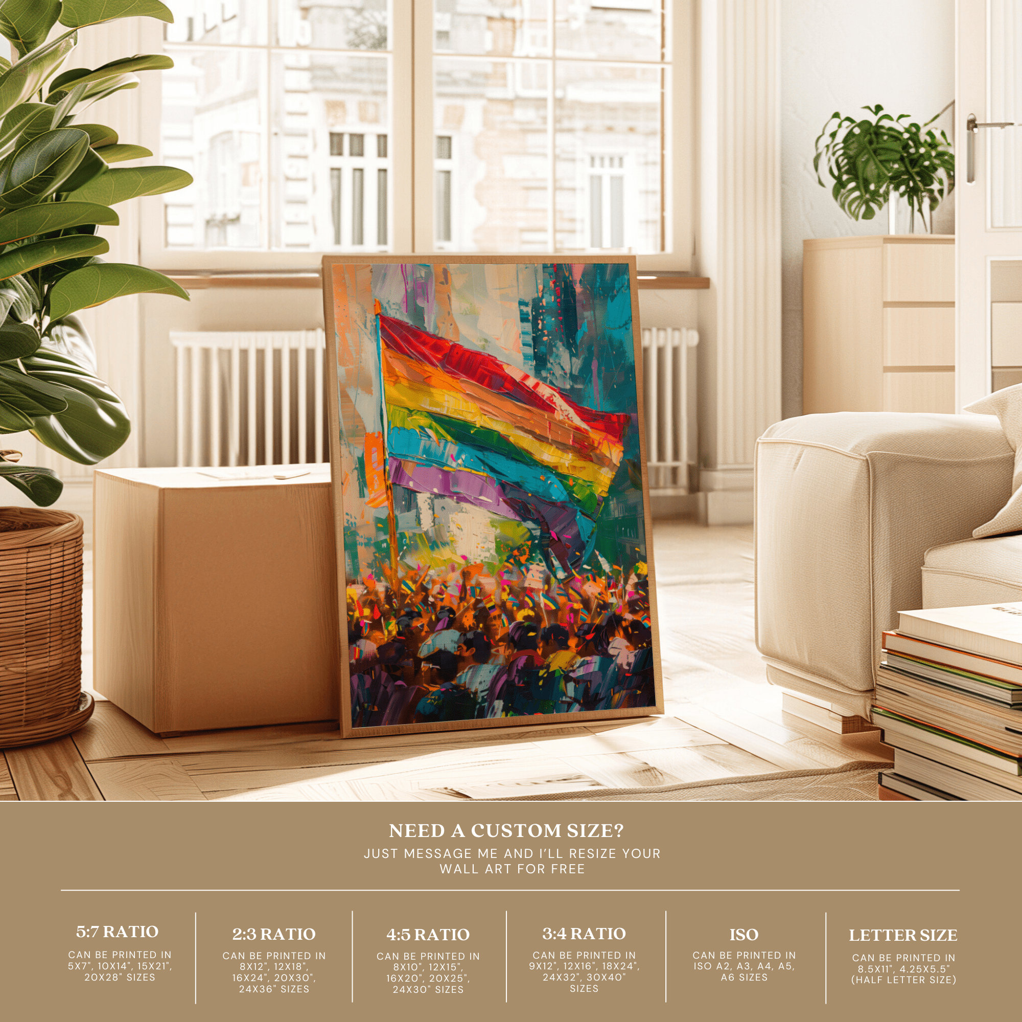 Pride Month Wall Art, LGBT Poster, Pride March LGBTQIA History Bulletin ...