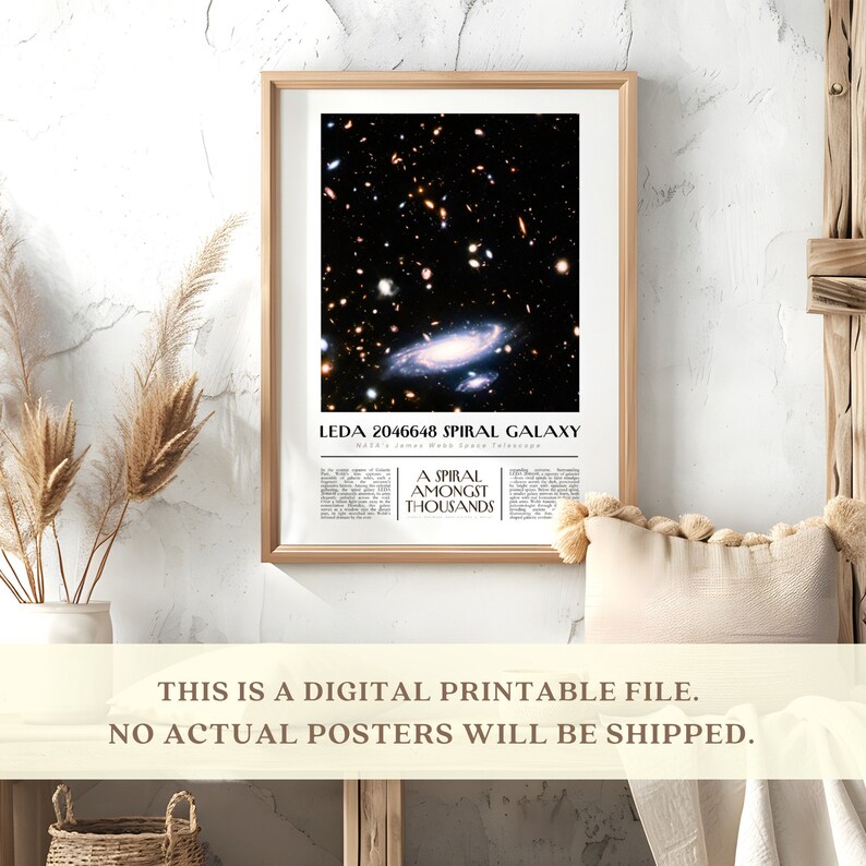 NASA James Webb Space Telescope 2023: Spiral Galaxy Deep Field Digital ...