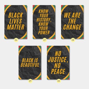 30 Black History Month Educational Posters | Inspirational Afro ...