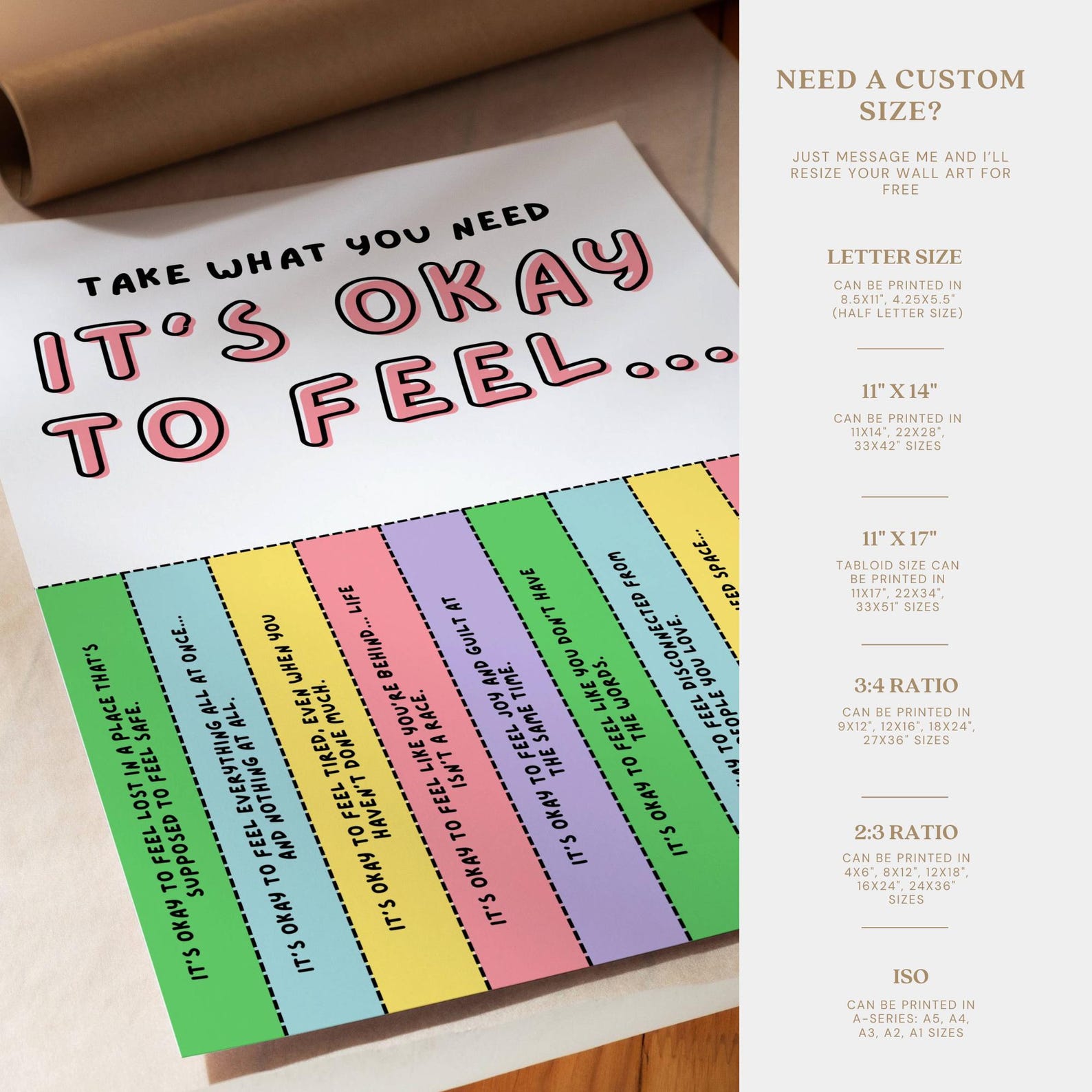 50 Mental Health Awareness Month Activity Posters, Printable Takeaway ...