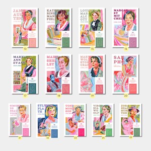 25 Women in Literature Bulletin Posters Digital Download, Quotes ...