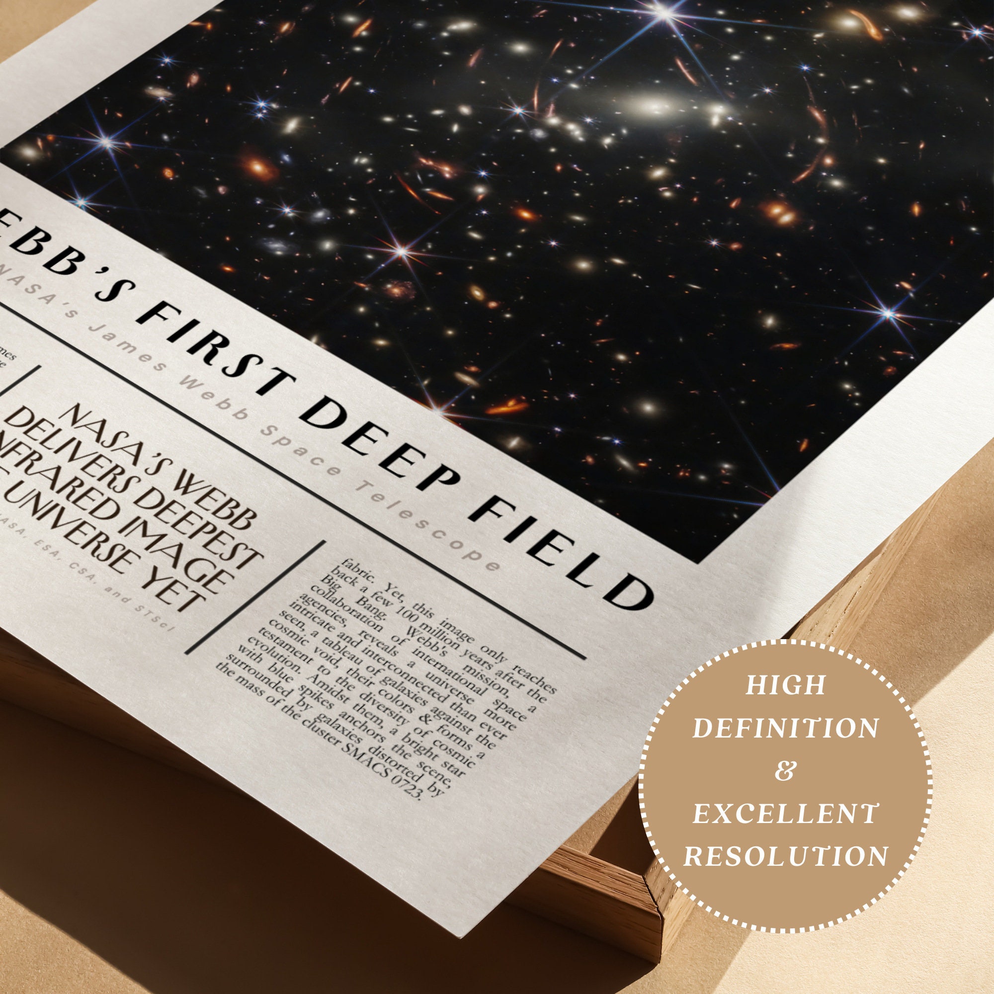 NASA James Webb Telescope's First Deep Field Image Digital Art ...