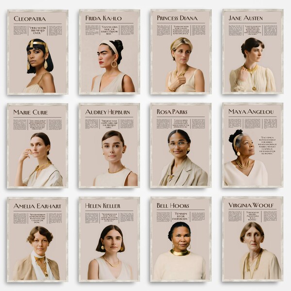 Inspirational Women Posters - Etsy