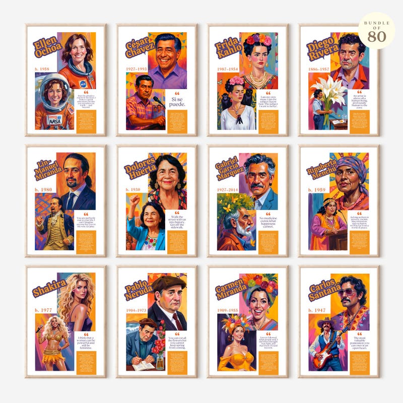 Hispanic Heritage Poster - Etsy