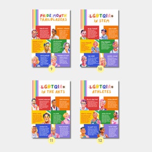 25 Pride Month Printable Posters, LGBT History Month Inclusive ...