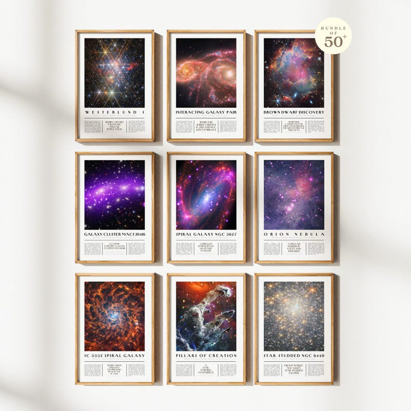 Jwst Poster Set - Etsy