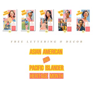 50 AAPI Asian American & Pacific Islander Heritage Month Posters, AAPI ...