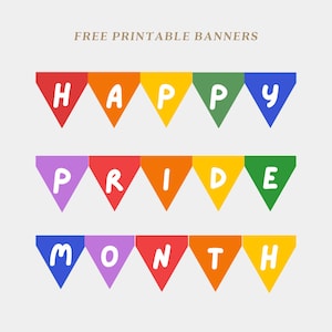 25 Pride Month Printable Posters, LGBT History Month Inclusive ...