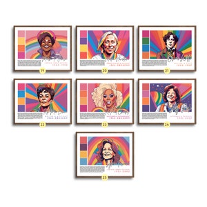 25 Pride Month Posters LGBT Icons, LGBTQIA+ History Bulletin Board ...