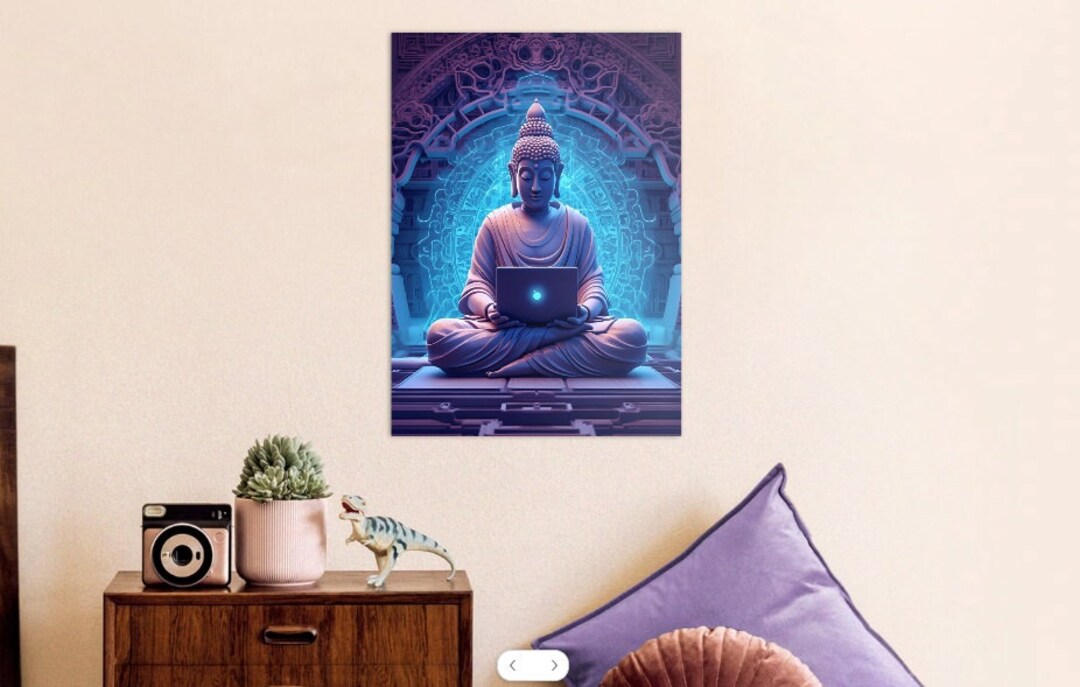 Modern Buddha. Digital Download, Printable, Wall Art, Instant ...