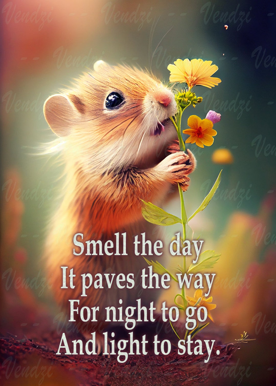 Smell the Day. Digital Download, Printable, Wall Art, Instant ...