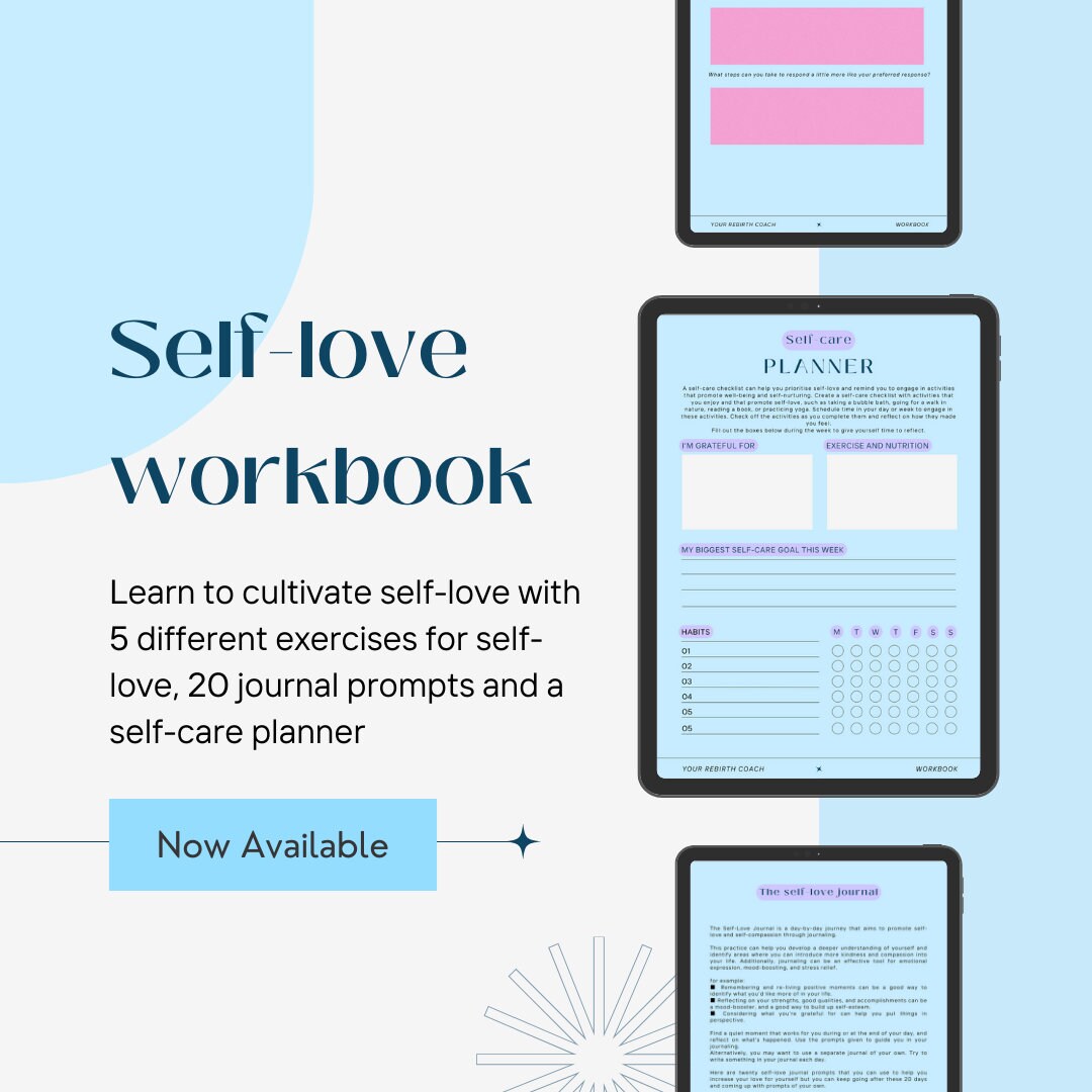 Self-love Workbook, Shame and Guilt Recovery, Self-love Journal Prompts ...
