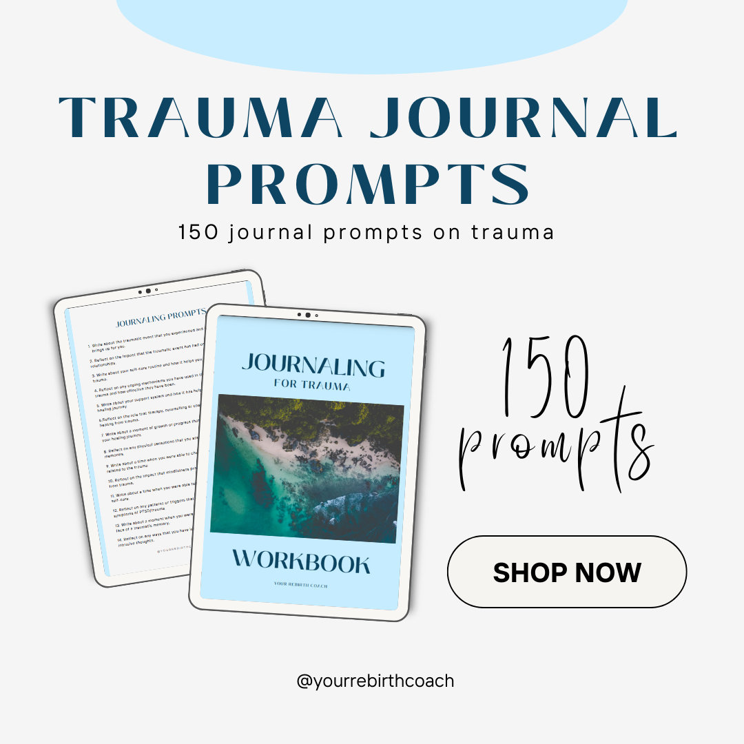 Trauma Journal Prompts, PTSD, Anxiety, Shame, Guilt, Shadow Work ...