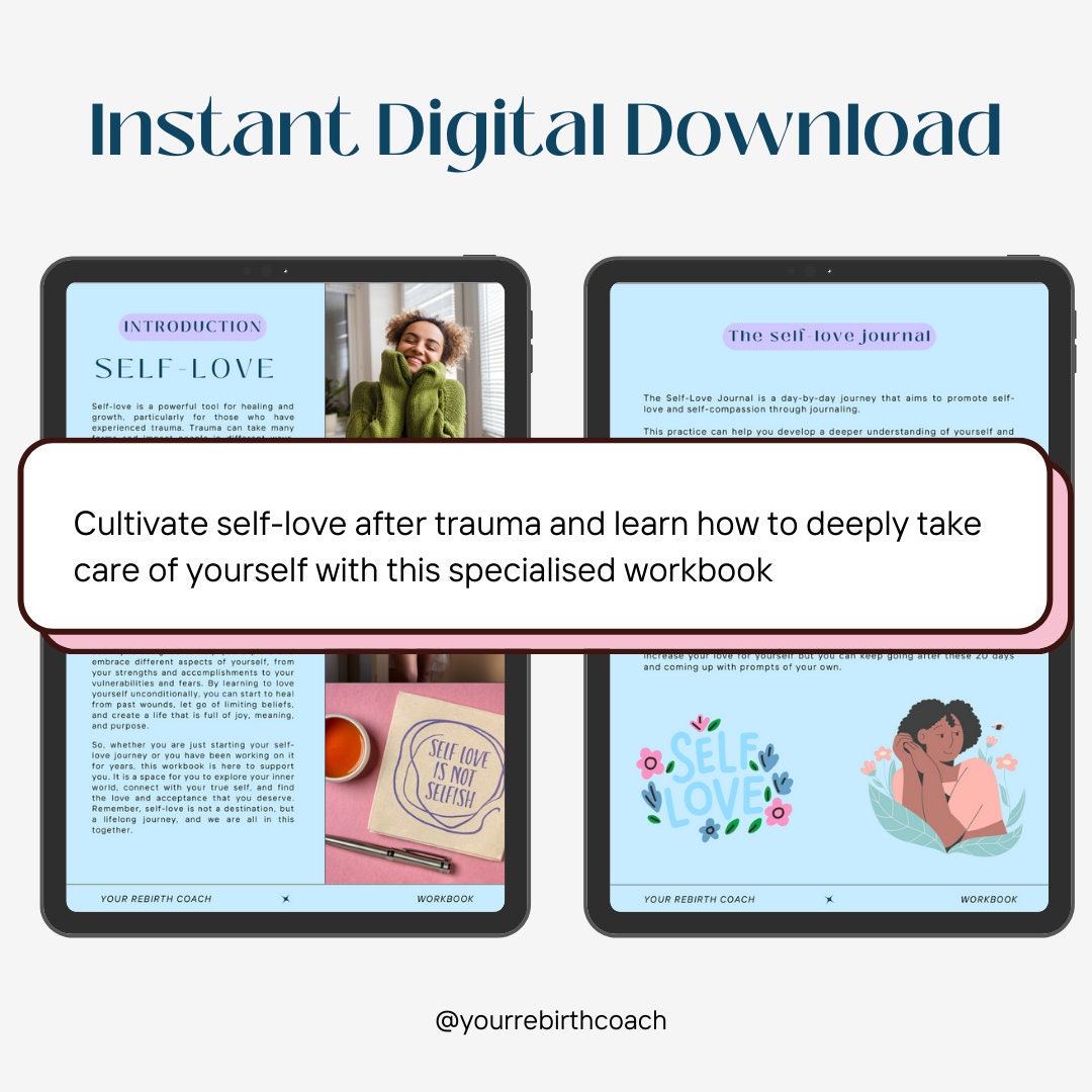 Self-love Workbook, Shame and Guilt Recovery, Self-love Journal Prompts ...