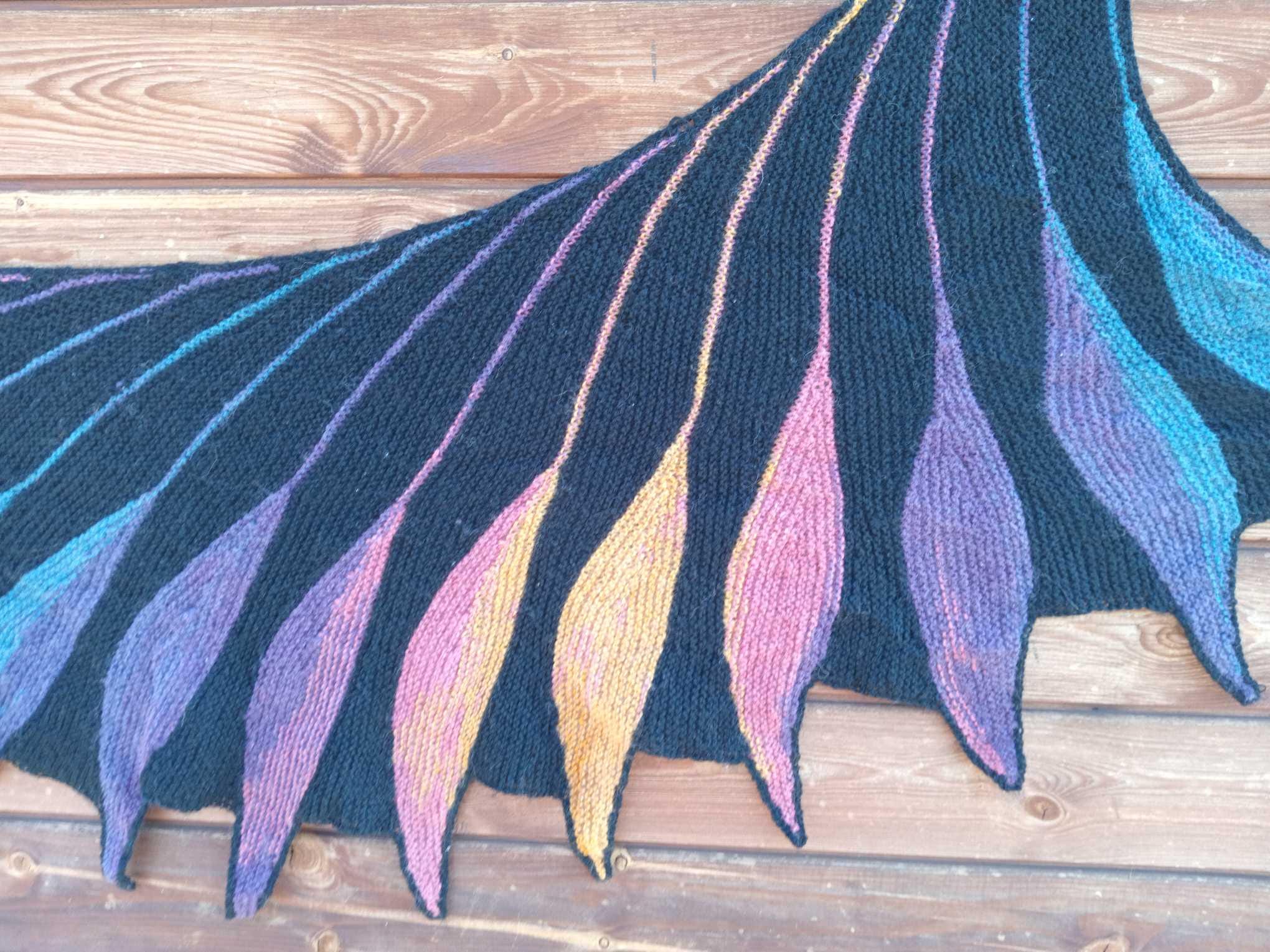 Knıt Shawl Wrap,papillon Shawl,art Shawl,wedding Shawl,knıt Scarf,gift ...