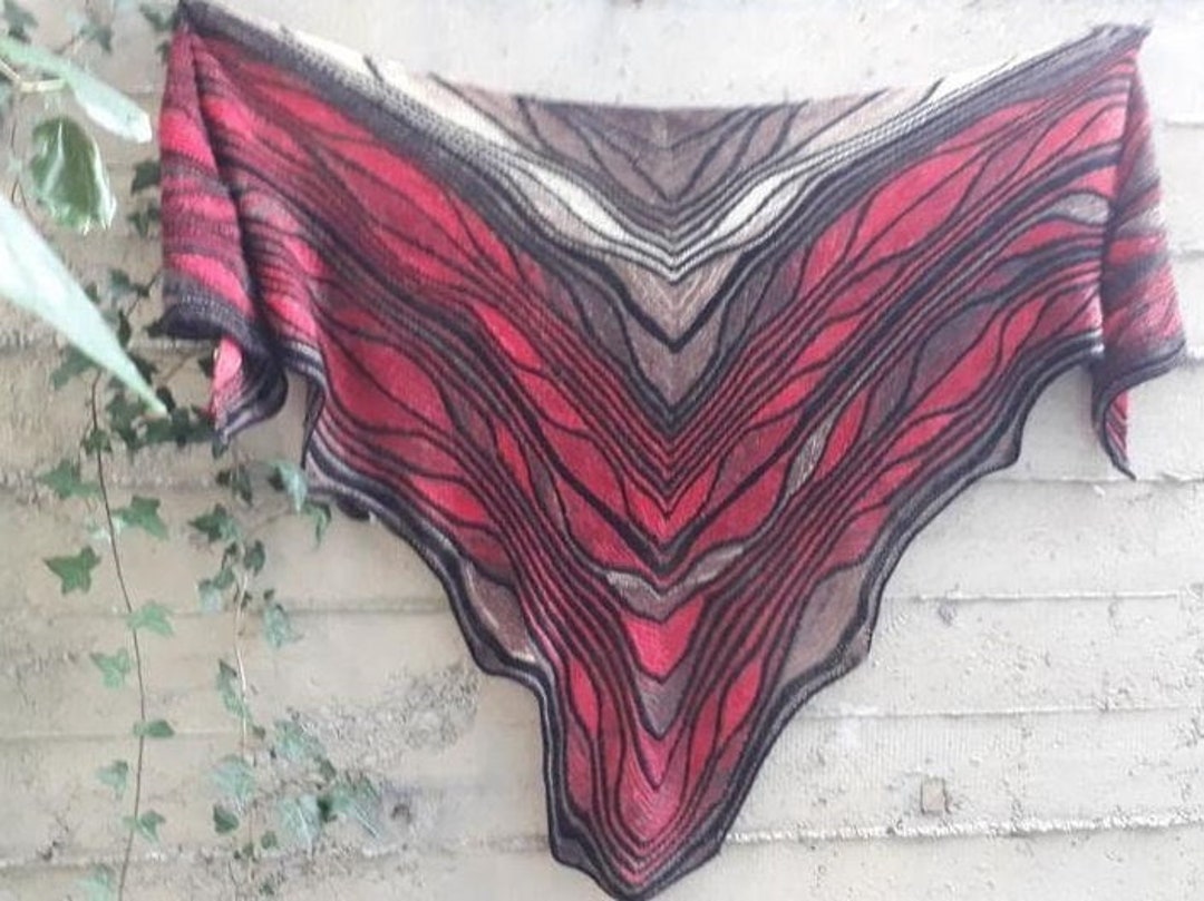 Papillon Shawl,knıt Shawl and Wrap,knıt Patchwork Shawl,knıt Art Shawl ...