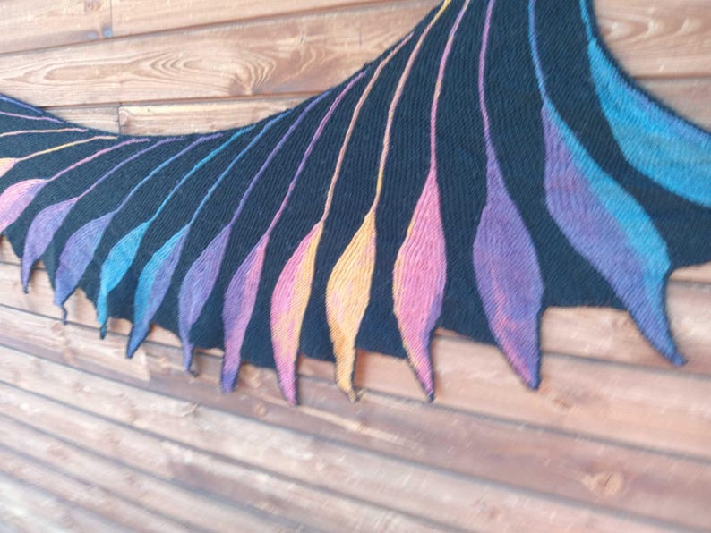 Knıt Shawl Wrap,papillon Shawl,art Shawl,wedding Shawl,knıt Scarf,gift ...